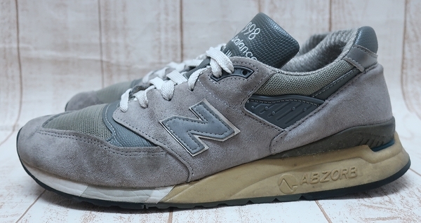 【全体的に状態が悪い】5-1590/ニューバランス M998 USA製 new balance 28.5cm ジャンク品の落札情報詳細 ...