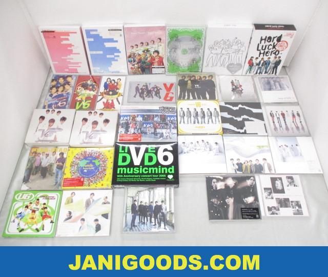 【やや傷や汚れあり】V6 CD/DVD/Blu-rayセット LIVE TOUR 2017 The ONES/LIVE TOUR 2013 Oh! My! Goodness!/SUPER ...