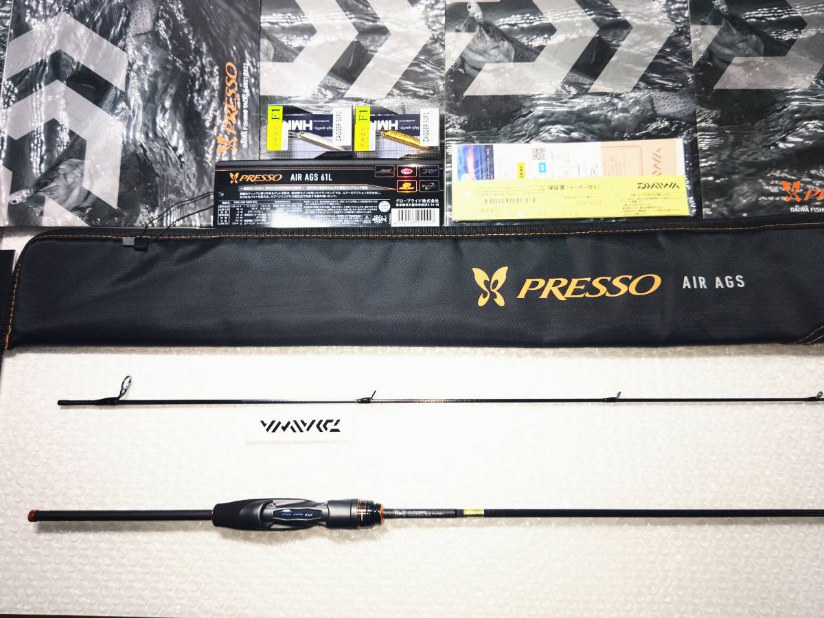 【未使用】プレッソ AIR AGS 61L 新品未使用 保証書等完備 定価￥50050- 22年9月新発売 ハンクル ザッガー F1 PRESSO エリアトラウト ダイワ DAIWAの落札情報 ...