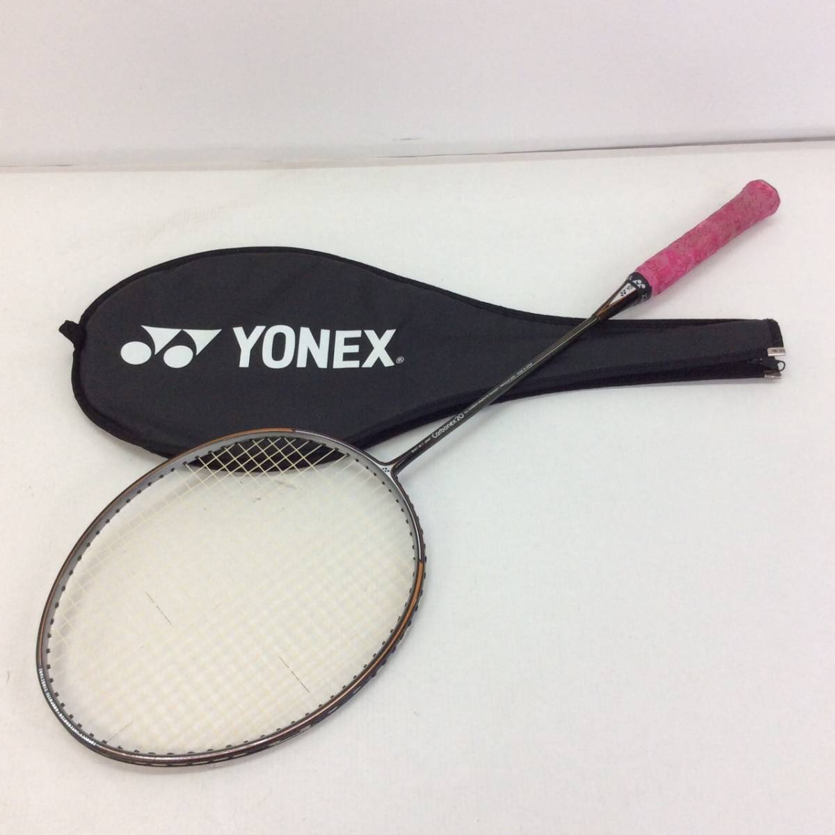 【やや傷や汚れあり】No.3211【YONEX】ヨネックス バドミントンラケット CARBONEX 20 3U G5 収納袋付き 中古品の落札情報詳細 - ヤフオク落札価格検索 オークフリー