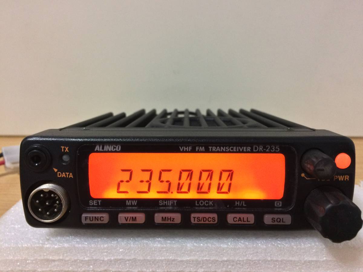 【未使用】 「海外仕様」 Alinco DR-235T 216～279.995MHz 25Wの落札情報詳細 - ヤフオク落札価格検索 オークフリー