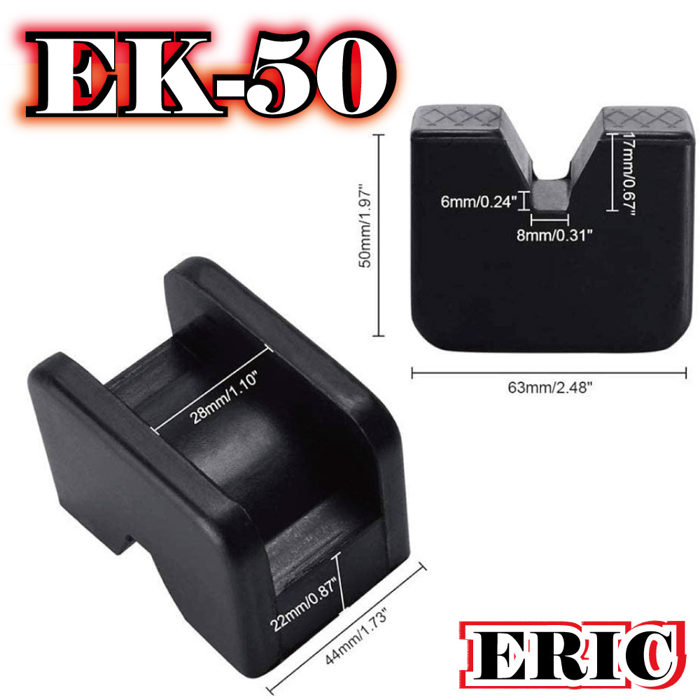【未使用】全国一律 レターパック ERIC TORIN ジャッキスタンド用パット リジットジャッキ 汎用 保護パット 2個セット EK-50 ...
