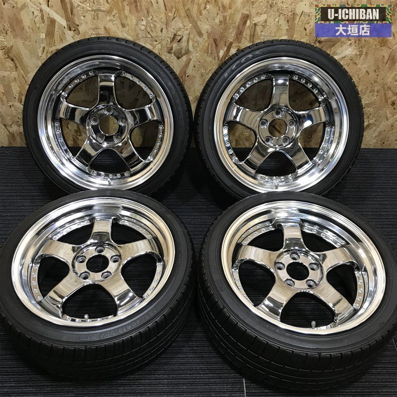 【傷や汚れあり】 SSR プロフェッサー/8J・9J PCD114.3 5穴 18インチ タイヤホイール4本セットの落札情報詳細 - ヤフオク落札価格検索 オークフリー