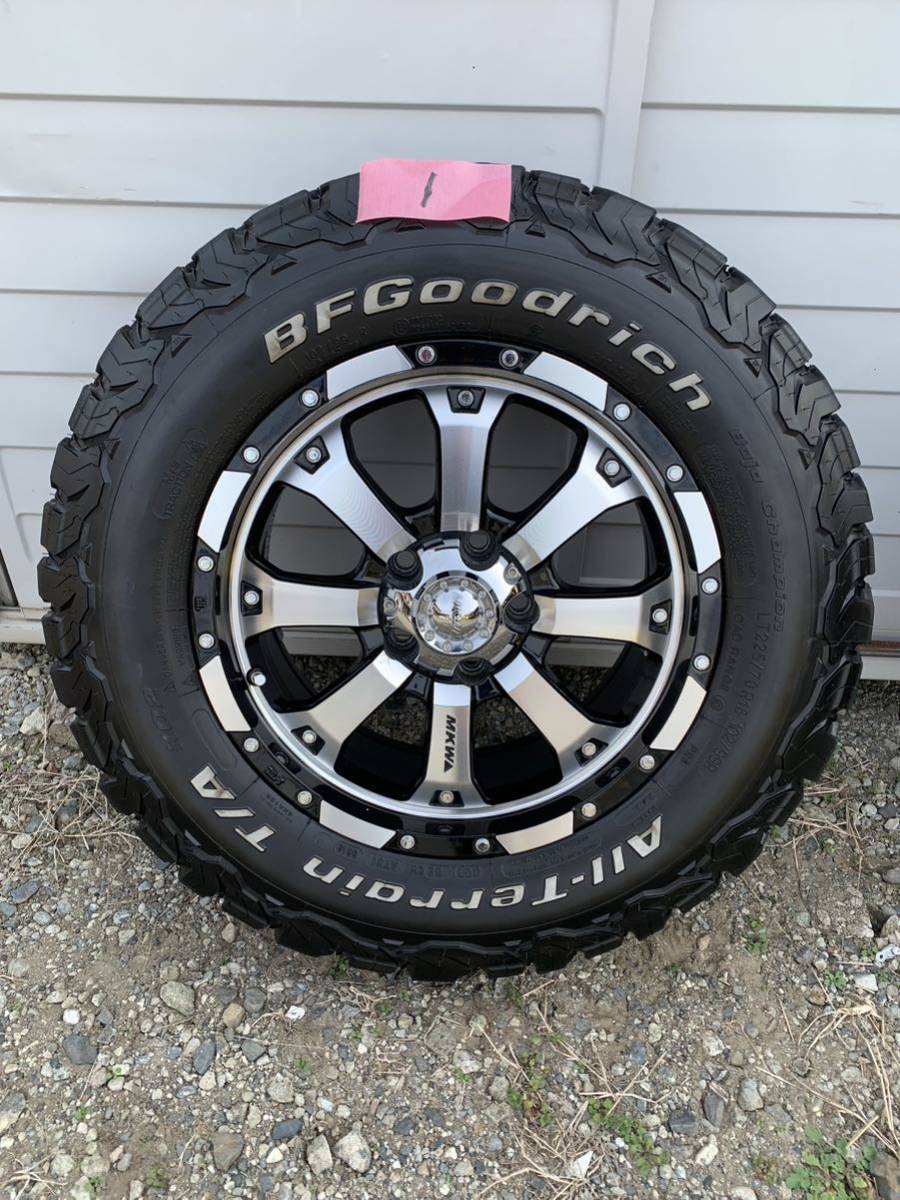 【やや傷や汚れあり】MKW MK-46+BF GoodrichオールテレーンKO2 225/70R16 4本セットの落札情報詳細 - ヤフオク落札価格検索 オークフリー