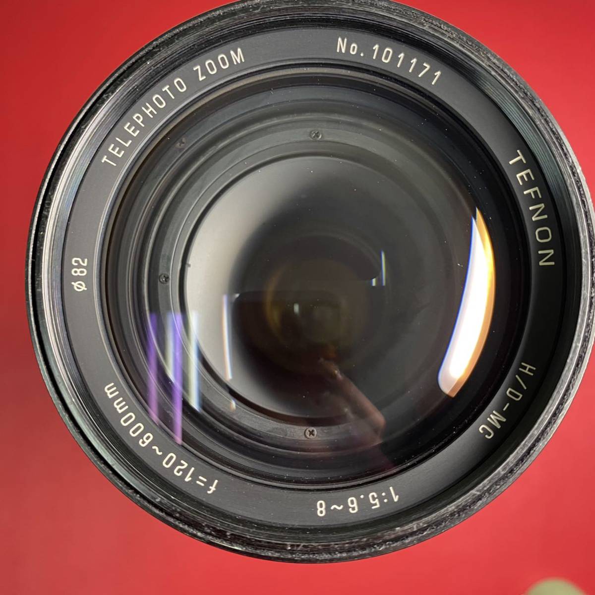 【やや傷や汚れあり】 B TEFNON TELEPHOT ZOOM LENS 1:5.6〜8 120〜600mm カメラレンズ ケース付属 ...