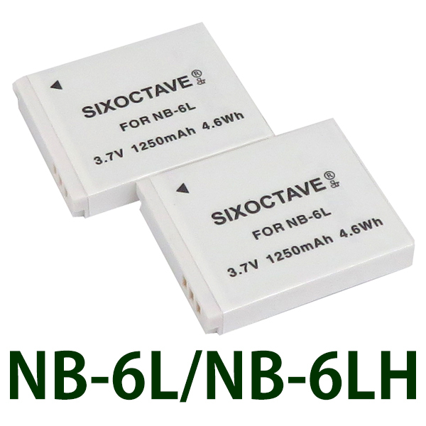 【未使用】NB-6LH NB-6L Canon 互換バッテリー 2個 PowerShot D20 PowerShot D30 PowerShot S90 PowerShot S95 ...