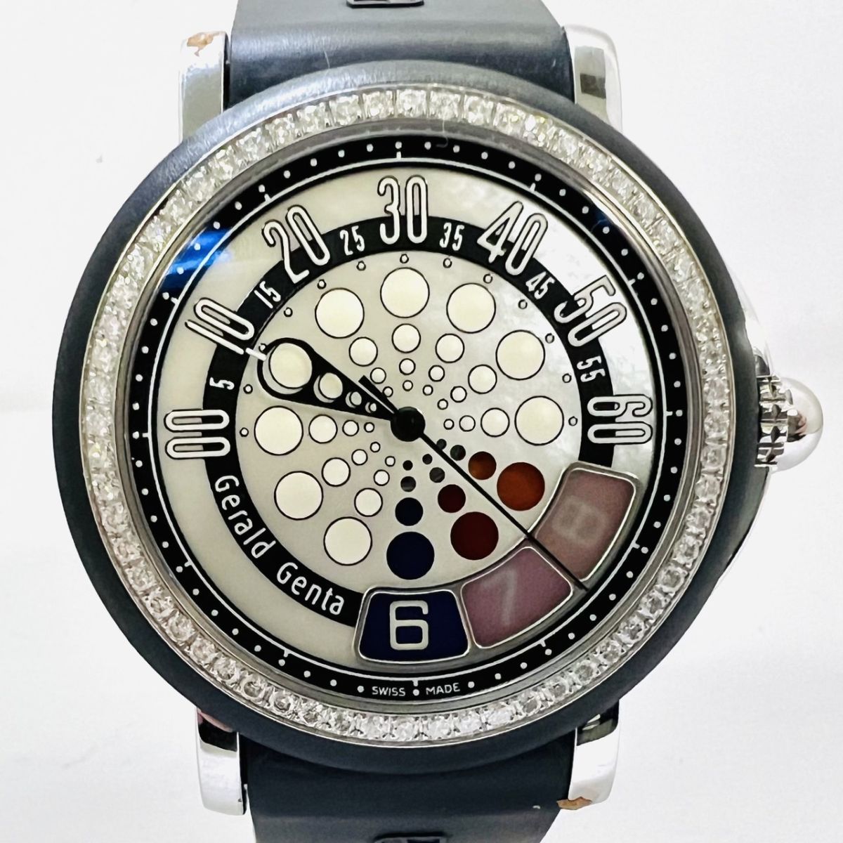 【傷や汚れあり】E811-K43-449 Gerald Genta ジェラルドジェンタ RETRO SPORT レトロスポーツ RSP.X10 メンズ 腕時計 自動巻き 稼働 箱付き ④の落札 ...