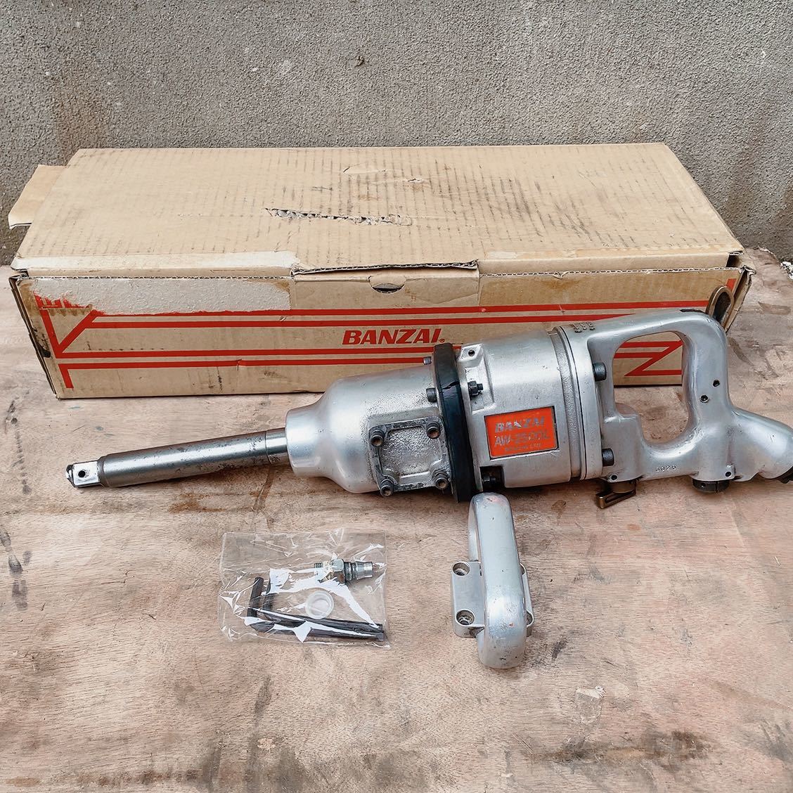 【やや傷や汚れあり】★美品★消耗少★ BANZAI AW-2500L エアーインパクトレンチ 動作良好の落札情報詳細 - Yahoo!オークション落札価格検索 オークフリー