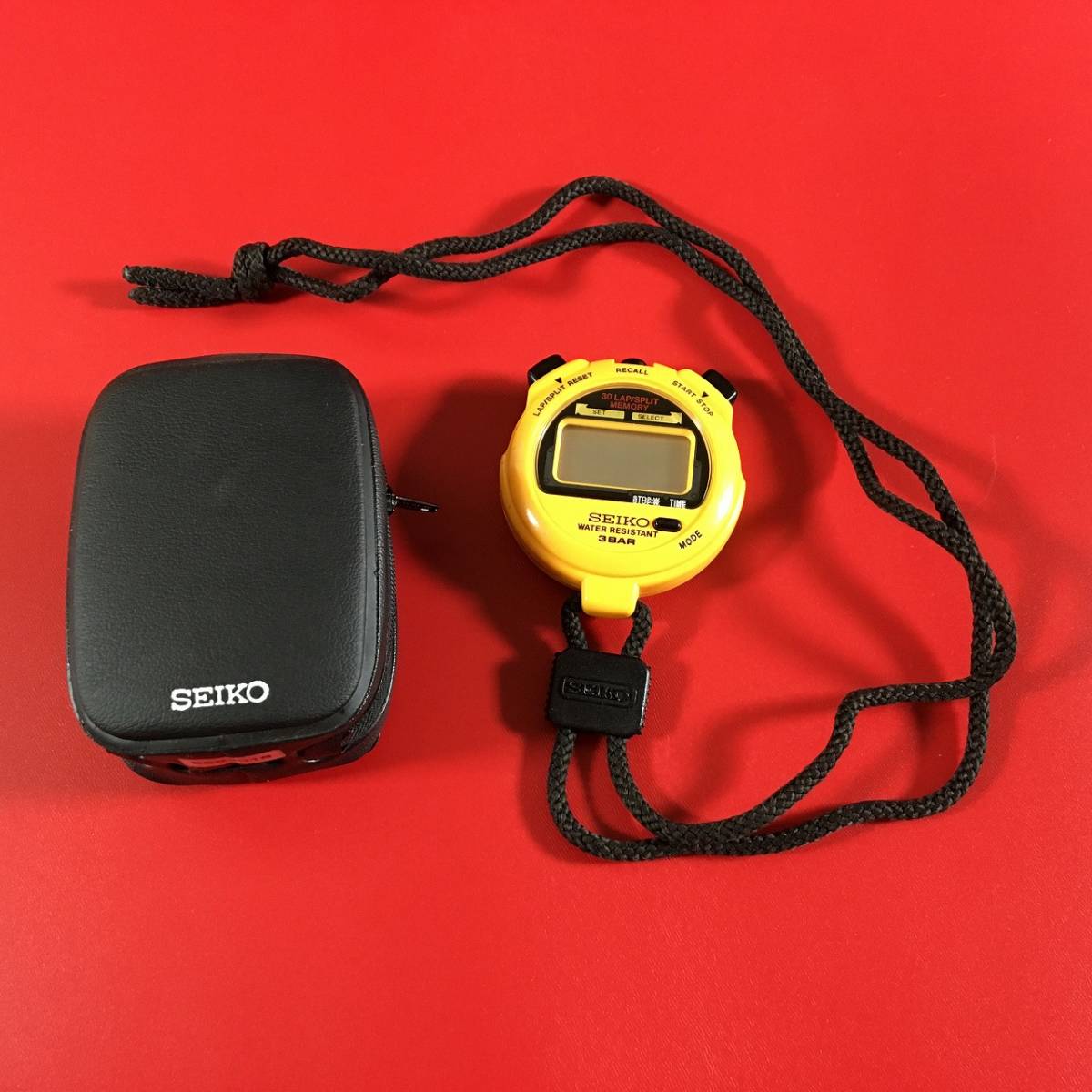 【全体的に状態が悪い】SEIKO セイコー ストップウォッチ S101-5000 WATER RESISTANT スポーツ用品 スポーツ 陸上 ...