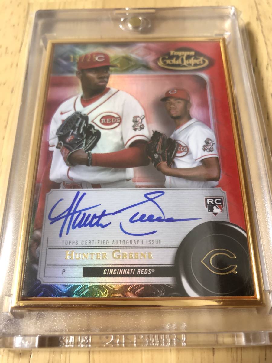 【目立った傷や汚れなし】☆25枚限定☆ topps 2022 gold label rookie auto card hunter ...