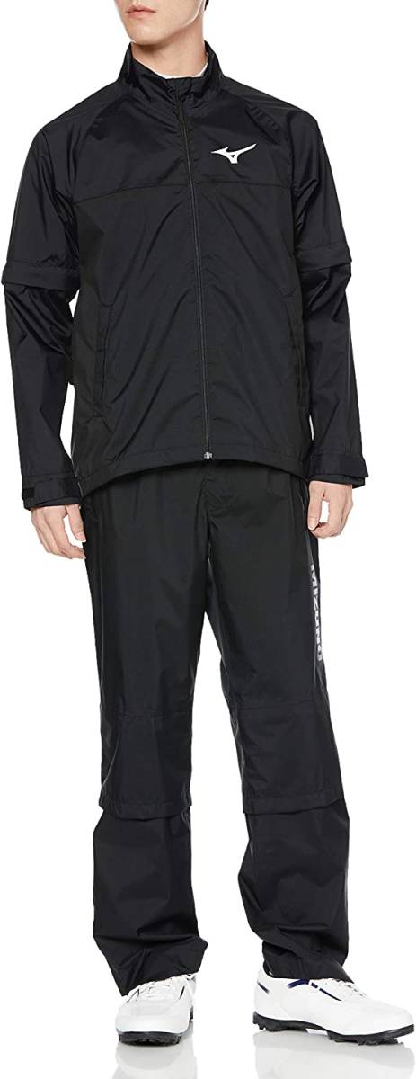 【未使用】【KCM】Z-mizuno-1-M-2S★新品★【MIZUNO/ミズノ】ゴルフウェア レインスーツ カッパ 上下セット 52MG0A0109 ブラック サイズ Mの落札情報詳細 ...