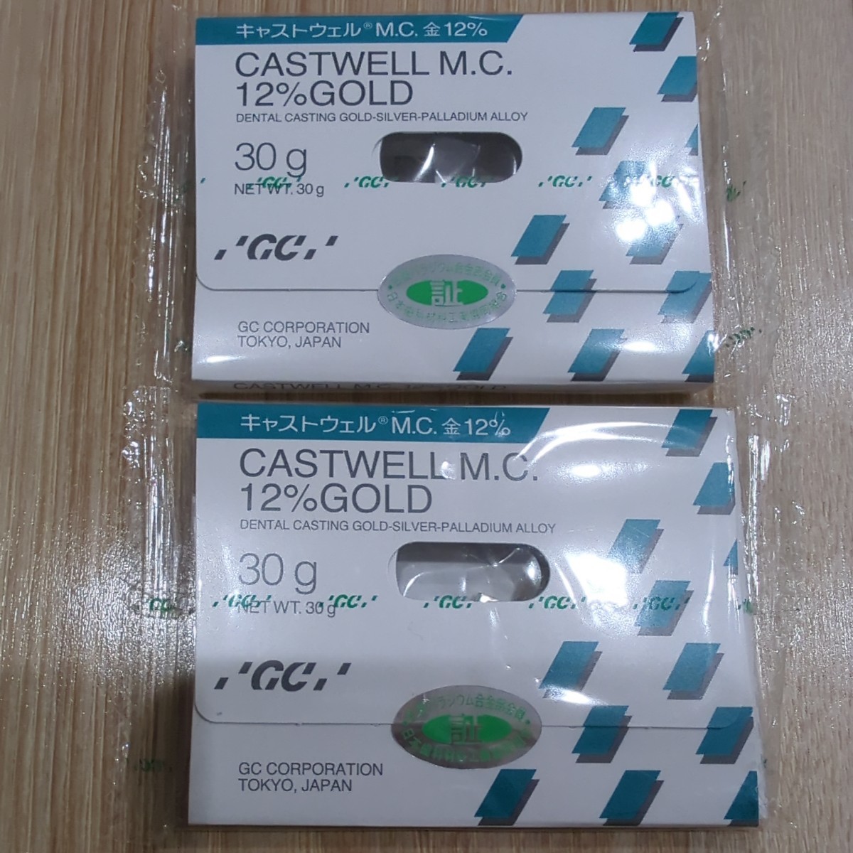 【未使用】キャストウェル GC 12％ 15g ⑧ 金パラ パラジウム パラ の落札情報詳細 - ヤフオク落札価格検索 オークフリー