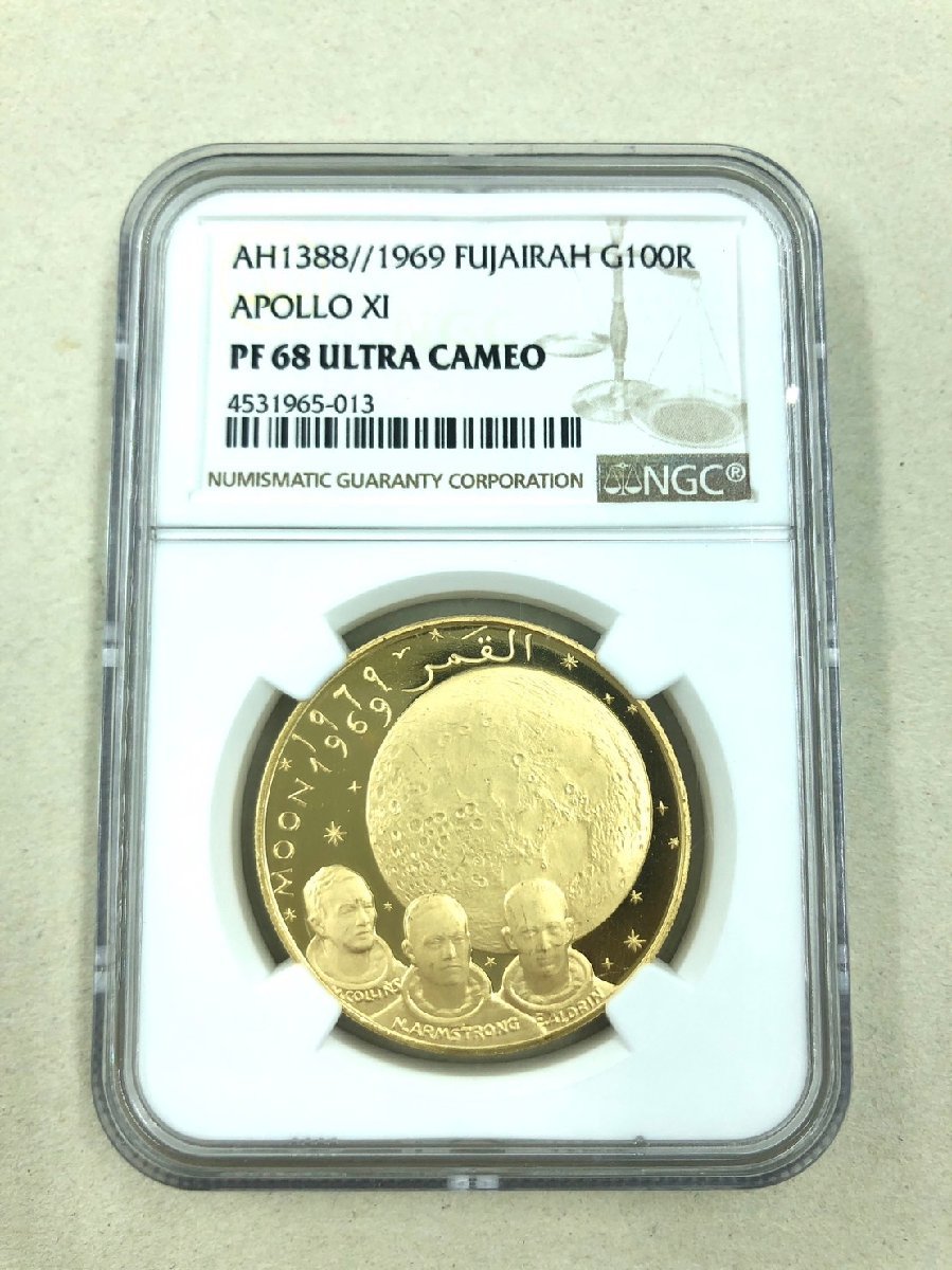 【未使用に近い】NGC PF68 アポロ Fujairah Apollo XI 100 ライヤル ゴールドコイン アンティーク V864の落札 ...