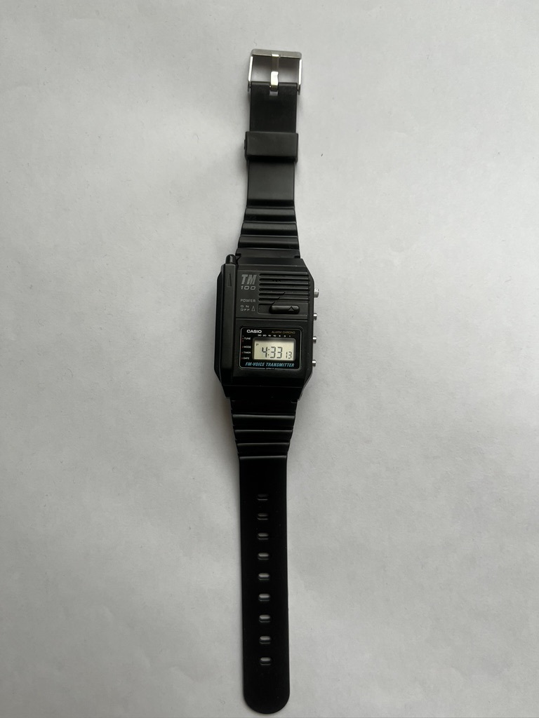 【目立った傷や汚れなし】CASIO TM-100 FM-VOICE-TRANSMITTER FMボイストランスミッター FMトランスミッター ...