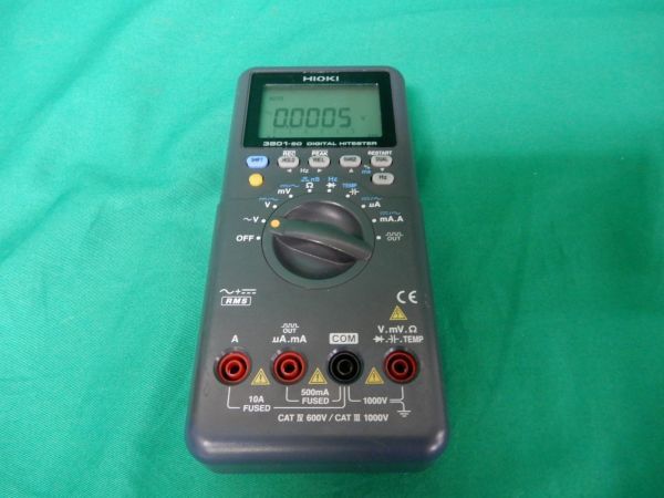 【未使用に近い】☆HIOKI☆DIGITAL HiTESTER☆3801-50☆ほぼ未使用☆の落札情報詳細 - ヤフオク落札価格検索 オークフリー