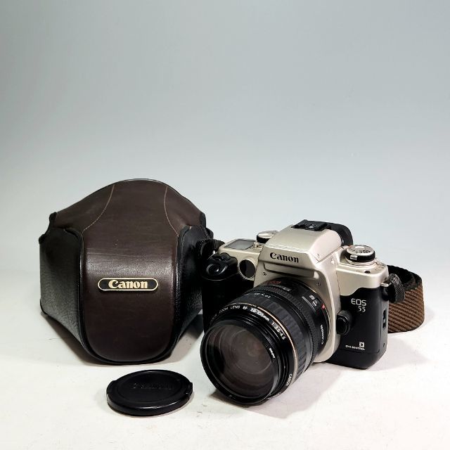 【やや傷や汚れあり】Canon キャノン EOS 55 EYE CONTROL アイコントロール 一眼レフカメラ Canon zoom EF 28-105mm 1:3.5-4.5 ウルトラ ...