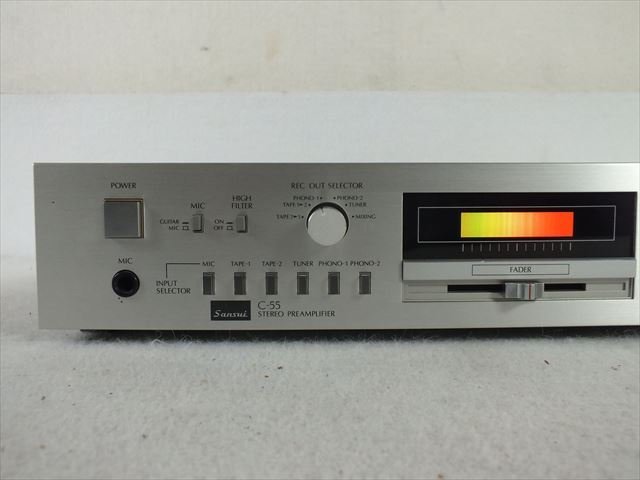 【やや傷や汚れあり】★ SANSUI サンスイ C-55 アンプ 現状品 中古 230501N3004の落札情報詳細 - ヤフオク落札価格検索 ...