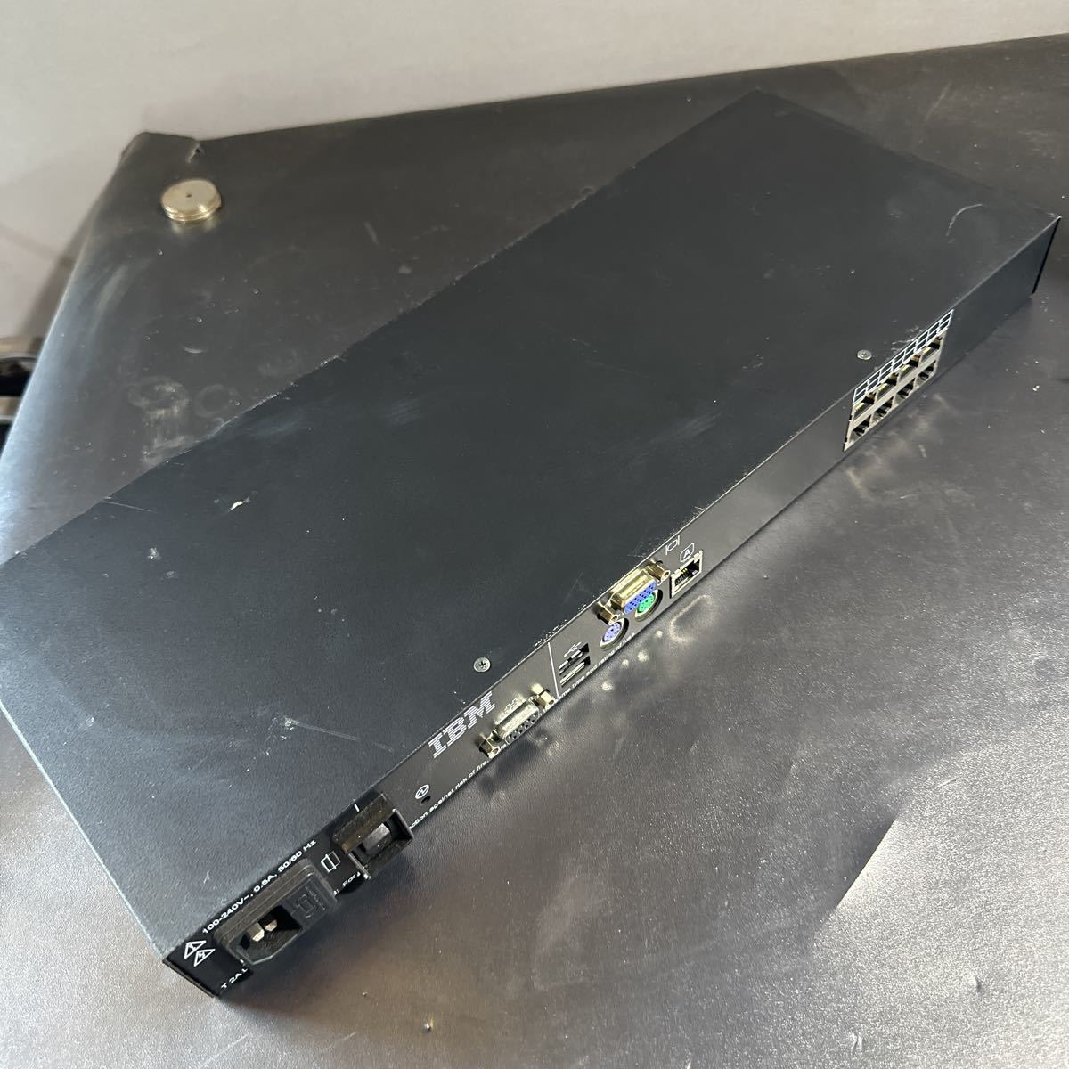 【やや傷や汚れあり】「D748」IBM / アイビーエム 1735-3LX 41Y9310 8ポートKVM コンソールスイッチの落札情報詳細 ...