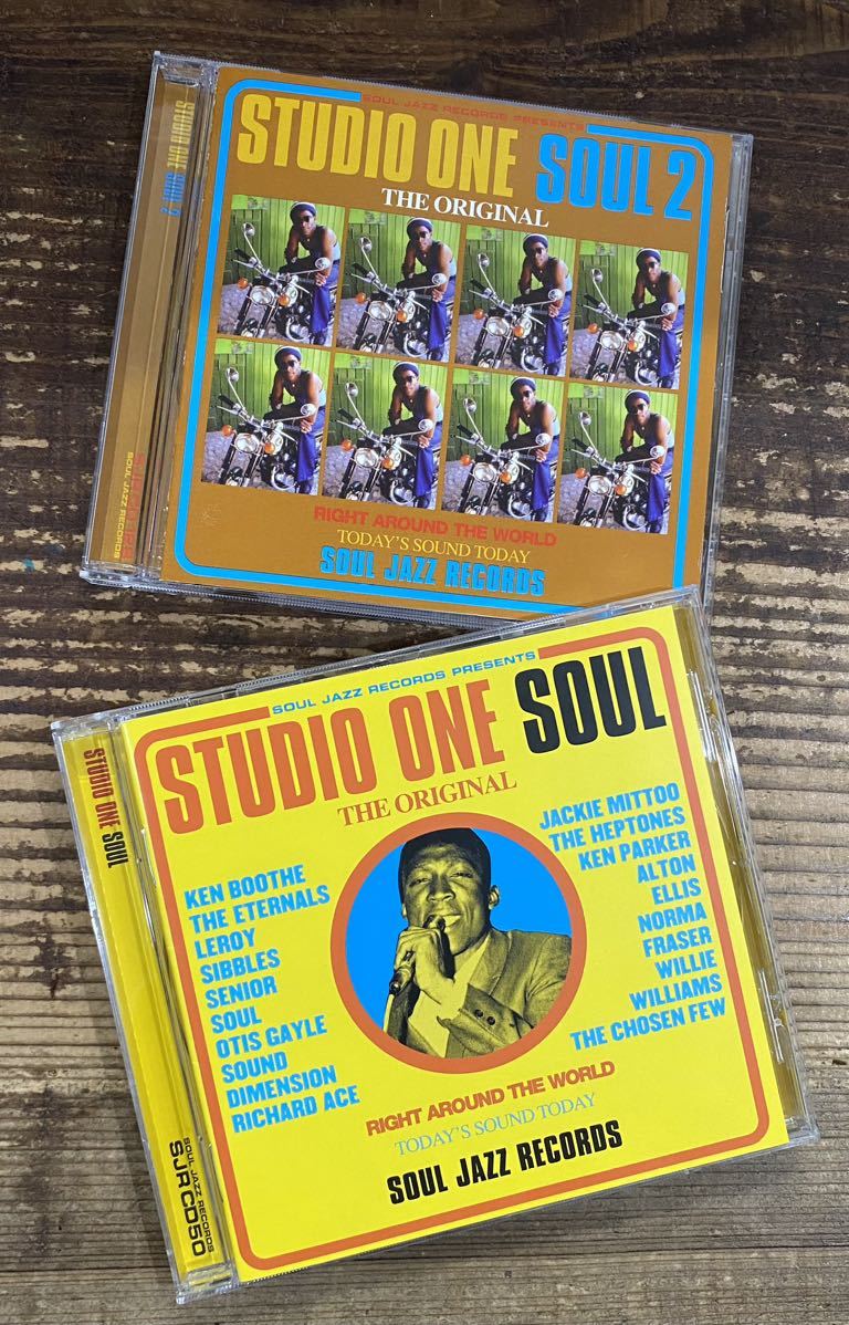 【やや傷や汚れあり】CD2枚セット】SOUL JAZZ RECORDS STUDIO ONE SOUL Vol.1-2 ROCKSTEADY ...