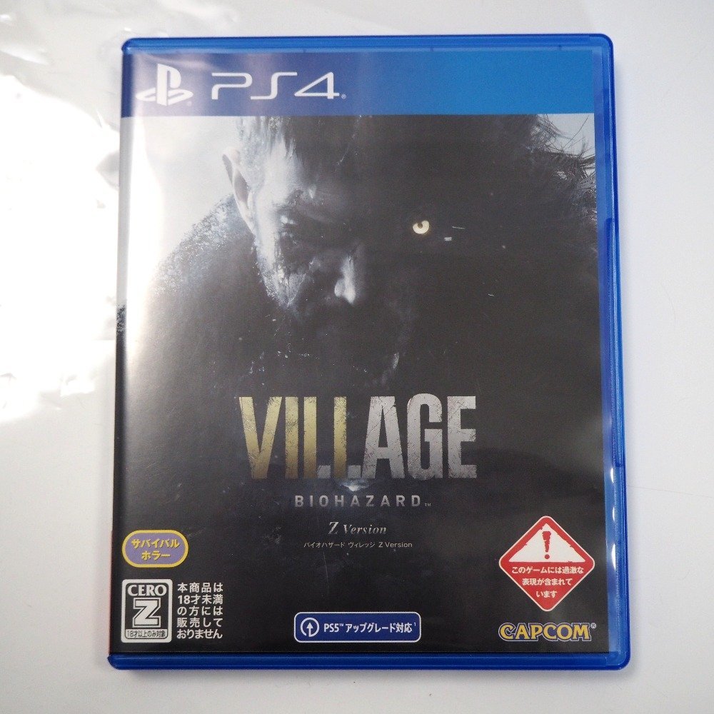 【やや傷や汚れあり】Th934504 カプコン PS4用ゲームソフト BIOHAZARD VILLAGE バイオハザード ヴィレッジ ...