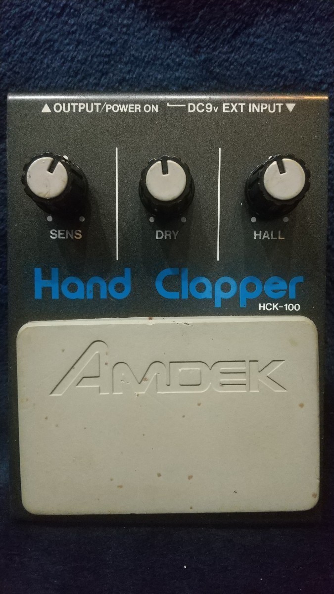 【やや傷や汚れあり】即決☆Amdek Hand Clapper HCK-100☆BOSS HC-2前身モデルの稀少なハンドクラップ専用パッド♪ ...