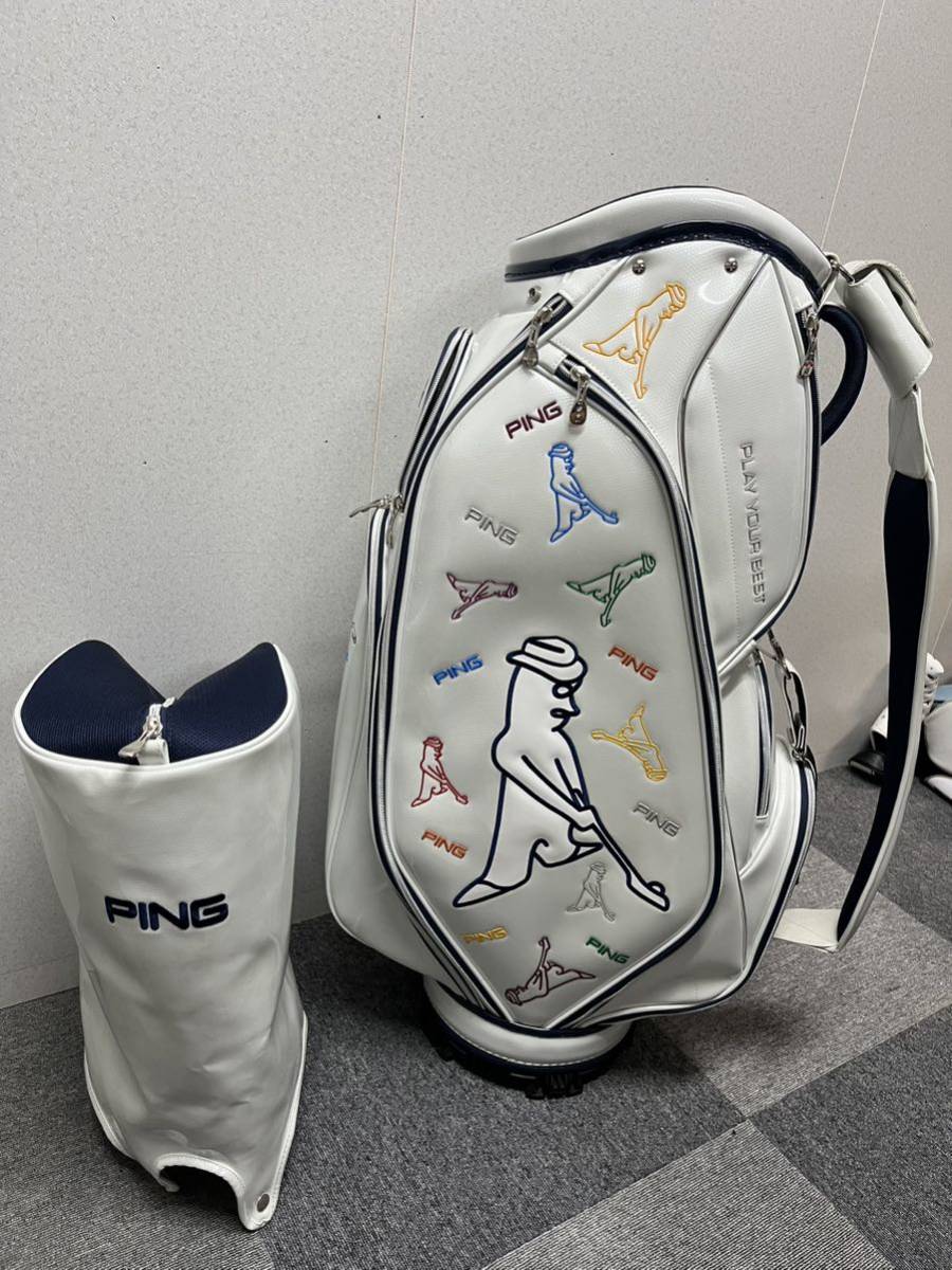 【未使用に近い】送料無料 希少 超美品 2022年 ピン PING CB-C221 Mr.PING ミスターピン エナメル キャディバッグの落札情報詳細 - ヤフオク落札価格検索 オークフリー