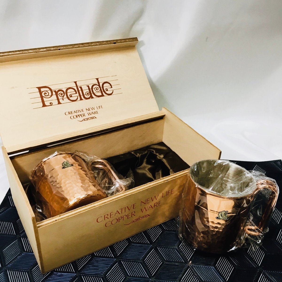 【未使用に近い】【保管品/CH】 マグカップ ブラウンカラー Azuma prelude コップペア 2客 希少 RS0512/0005の落札 ...