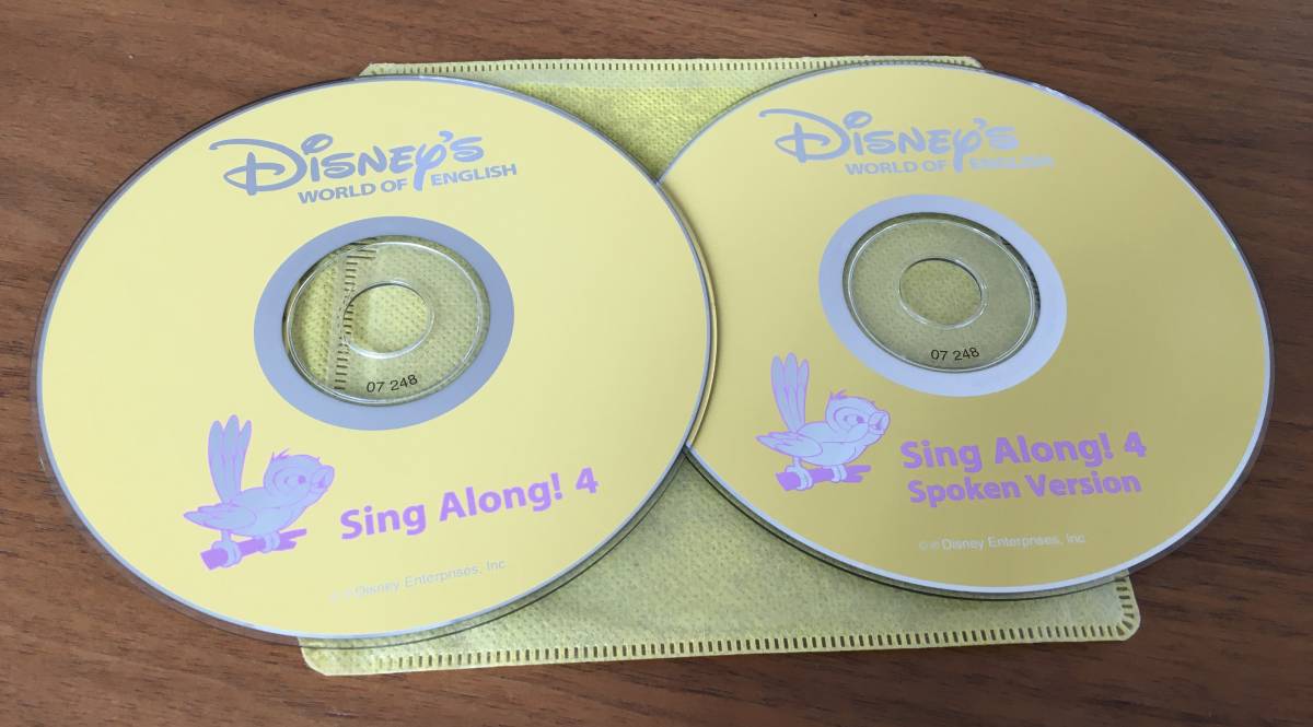 【目立った傷や汚れなし】DWE ワールドファミリー・ディズニー英語システム Sing Along シングアロング CD4 Sing & Spoken Versionの落札情報詳細 - ヤフオク ...