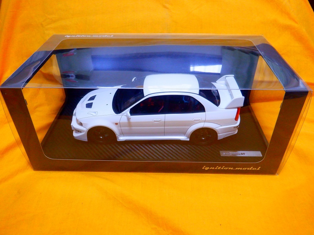 【未使用に近い】1円スタート！1/18 イグニッションモデル CP9A ランサーエボリューションⅥ T.M.E トミーマキネンエディション ...