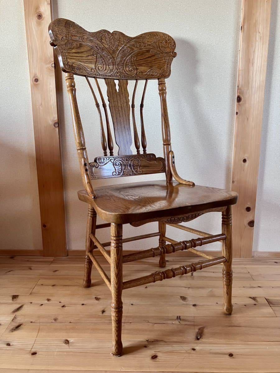 【やや傷や汚れあり】【IDC大塚家具 取扱】Shin-Lee シンリー ハイバック ダイニングチェア ヴィンテージ 彫刻装飾 食卓椅子 ウィンザー イス アンティーク 木製の落札情報詳細 ...