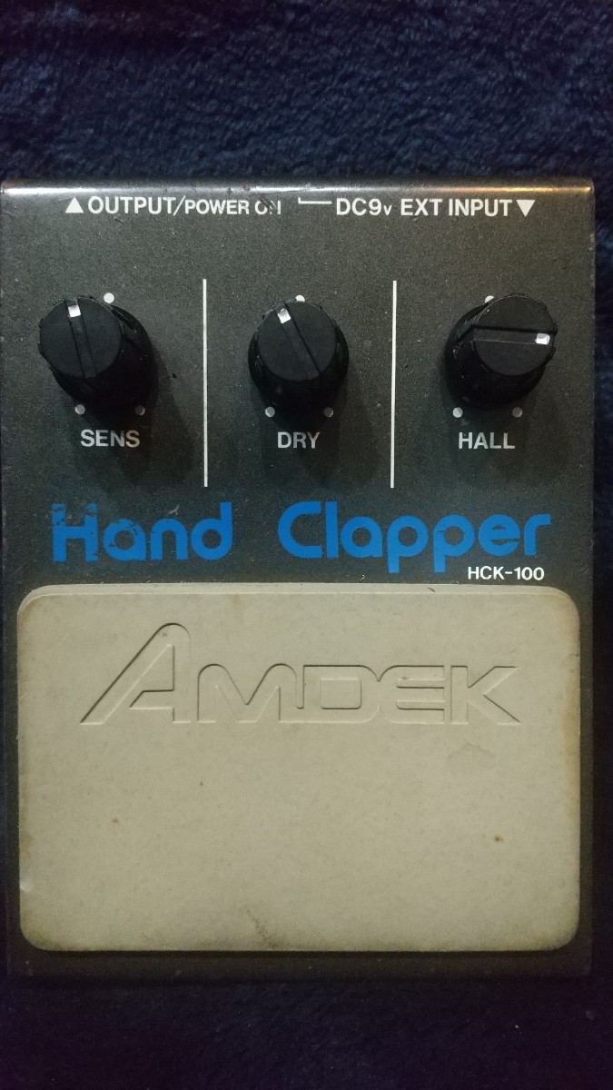 【やや傷や汚れあり】即決☆Amdek Hand Clapper HCK-100☆BOSS HC-2前身モデルの稀少なハンドクラップ専用パッド♪ ...