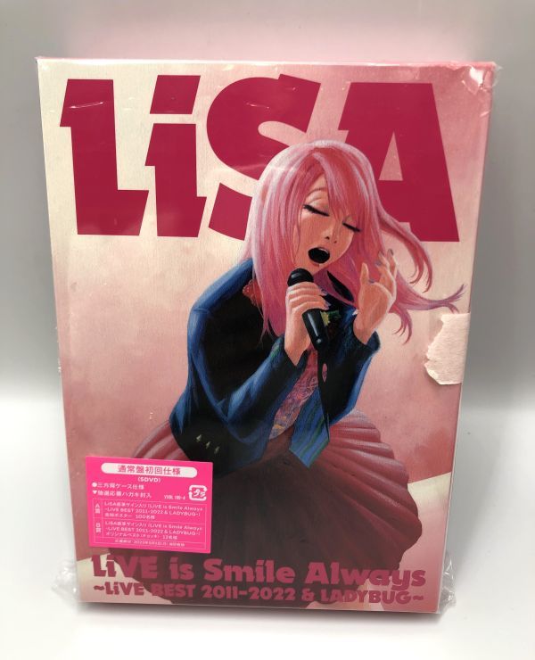 【未使用に近い】1円～ LiVE is Smile Always〜LiVE BEST 2011-2022 & LADY BUG〜 LiSA 通 ...