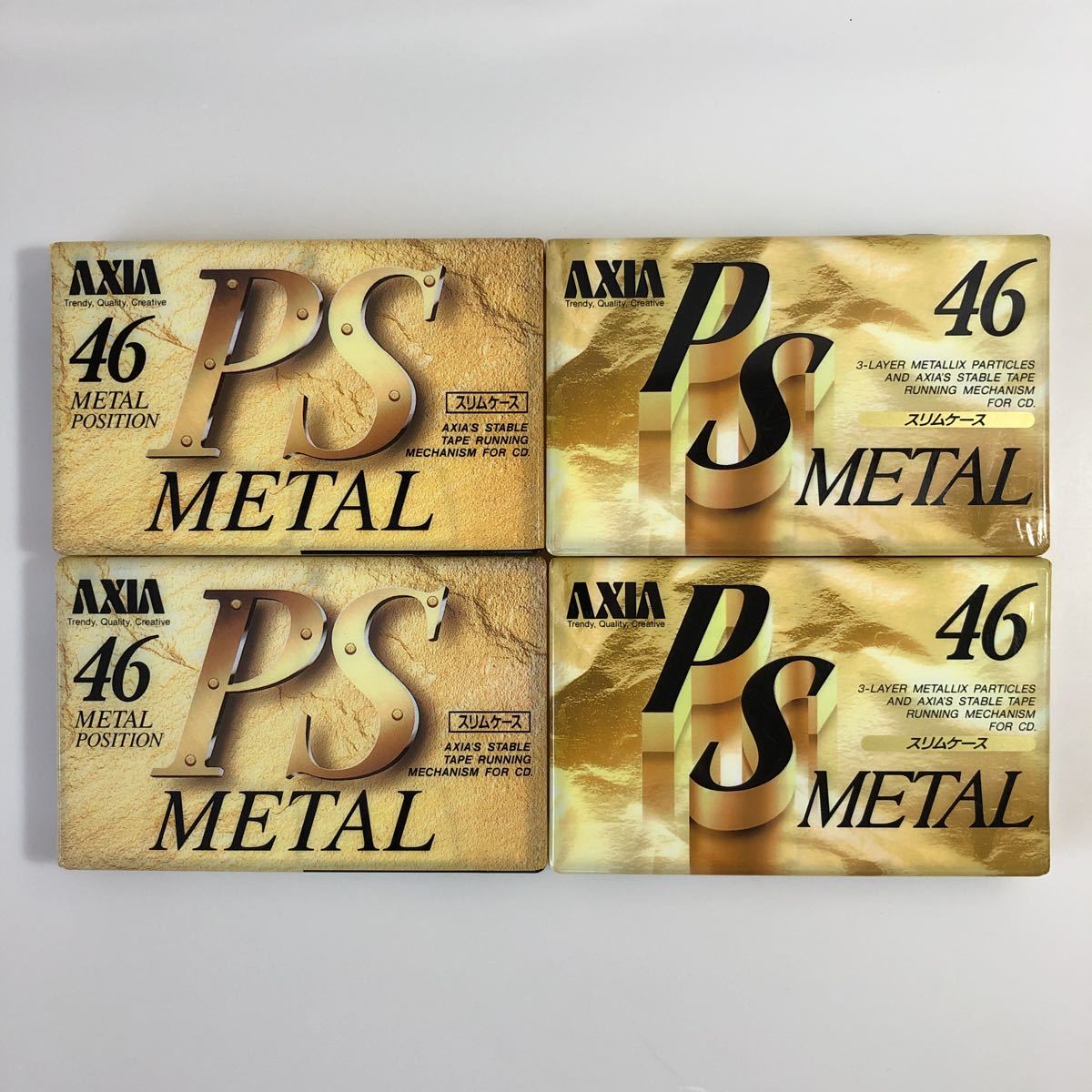 【未使用】カセットテープ メタルテープ AXIA PS METAL 46分 4本の落札情報詳細 - ヤフオク落札価格検索 オークフリー