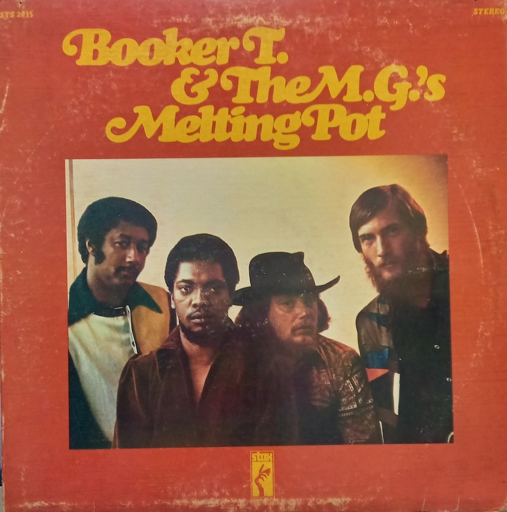 【傷や汚れあり】♪ US Origi LP BOOKER T. & THE M.G.'S / MELTING POT STAX STS 2035 黄ラベル ブッカーT LOFT GARAGE ...