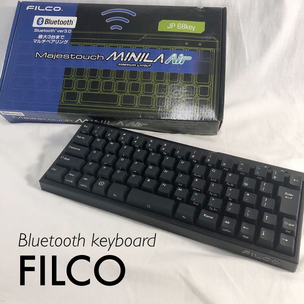 【未使用】【未使用品】FILCO Bluetooth 68key 日本語配列 ワイヤレスキーボード PCアクセサリー IOS対応 現状販売品 ...