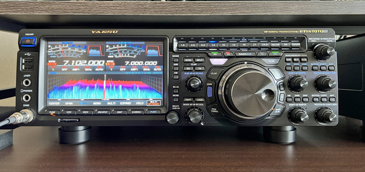 【目立った傷や汚れなし】八重洲無線 FT DX－101D 100W（純正スタンドマイク＋外部スピーカー付属）保証期間あり 美品の落札情報詳細 ...