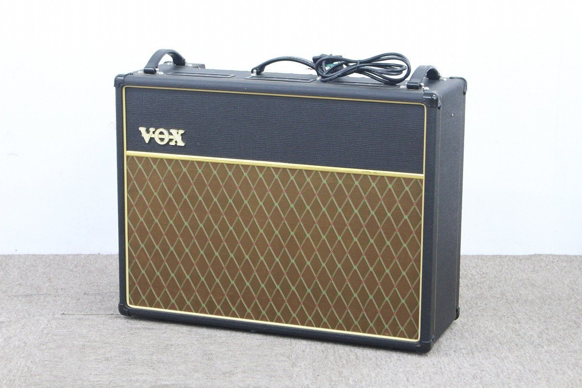 【傷や汚れあり】1円～ 音出し確認済 VOX ギターアンプ AC30CC2 ヴォックス コンボアンプ GSH-1230-8 音楽 現状品 6 ...
