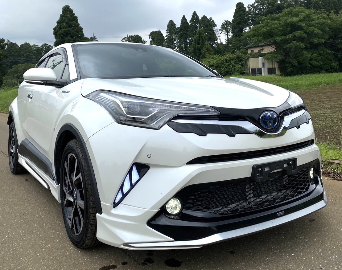 【走行距離 67,169 km】トヨタ C-HR ハイブリッド グレードG LED エディション モデリスタフルエアロ 純正9インチナビ DAA-ZYX10 SUVの落札情報詳細 - ヤフオク ...