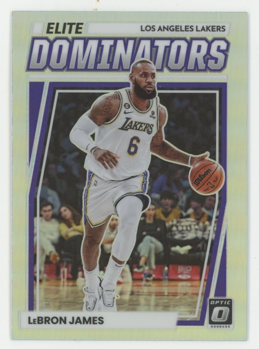 【目立った傷や汚れなし】【Lebron James】2022-23 Panini Donruss Optic Elite Dominators ...