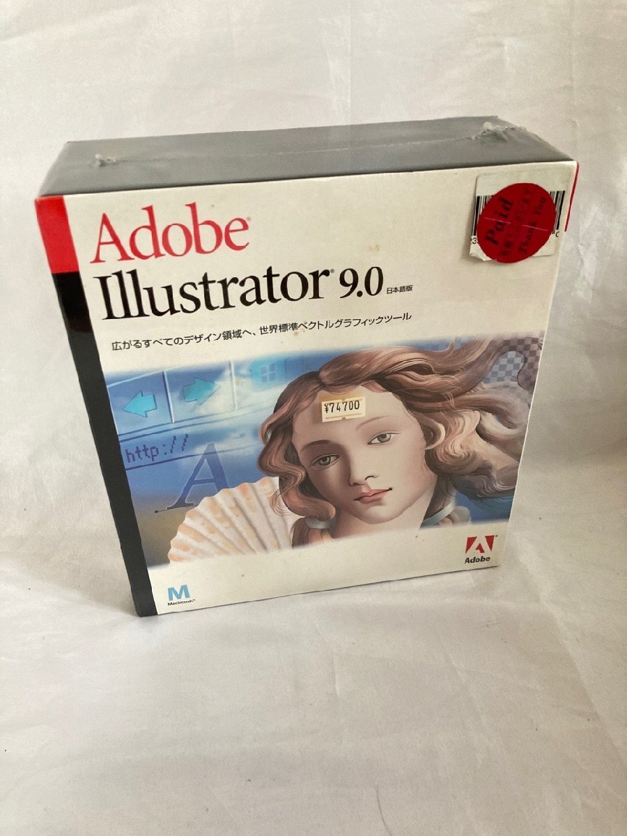 【未使用】【新品未使用】 Adobe Illustrator 9.0 日本語版 Mac版 グラフィック デザイン / 80 ...