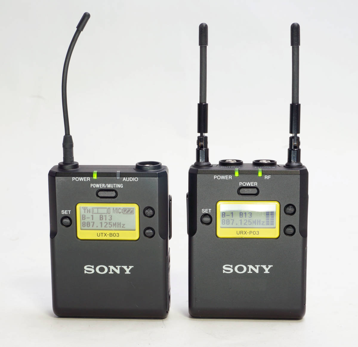 【目立った傷や汚れなし】 超美品 ソニー SONY UWP-D11 放送業務用ワイヤレスマイクロホンパッケージ UTX-B03 URX-P03 入出力ケーブル類3種 ピンマイク 説明書付の落札 ...