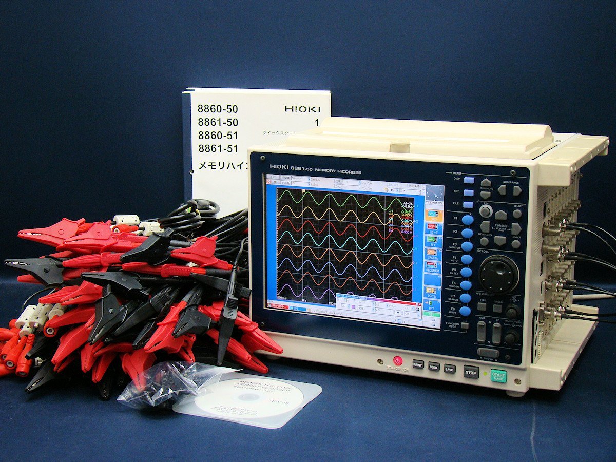【やや傷や汚れあり】HIOKI メモリハイコーダ 8861-50 8946×8 2GW HD 日置 中古の落札情報詳細 - Yahoo ...