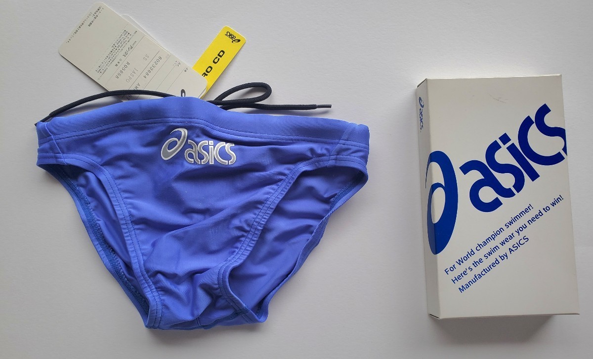 【未使用】【激レア生産終了品】新品・未使用asics懐かしのハイドロCD Men's競泳水着 競パン サイズSS 色ブルー 旧asicsロゴマークの落札情報詳細 - ヤフオク落札価格検索 オークフリー