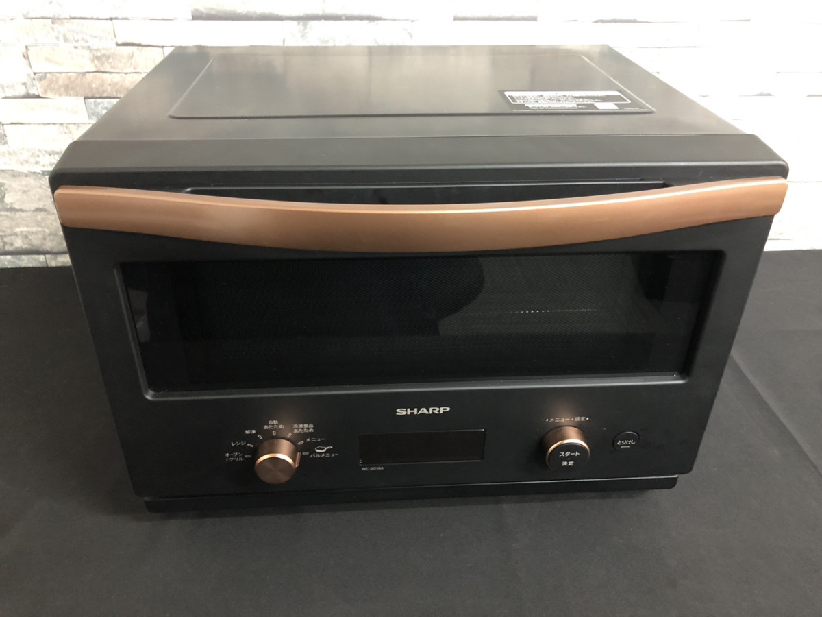 【目立った傷や汚れなし】★2022年製/美品★SHARP/シャープ オーブン・電子レンジ RE-SD18A-B★ブラック系/18L/オーブンレンジ/バルメニュー/ダイヤル/動作確認済★の落札 ...