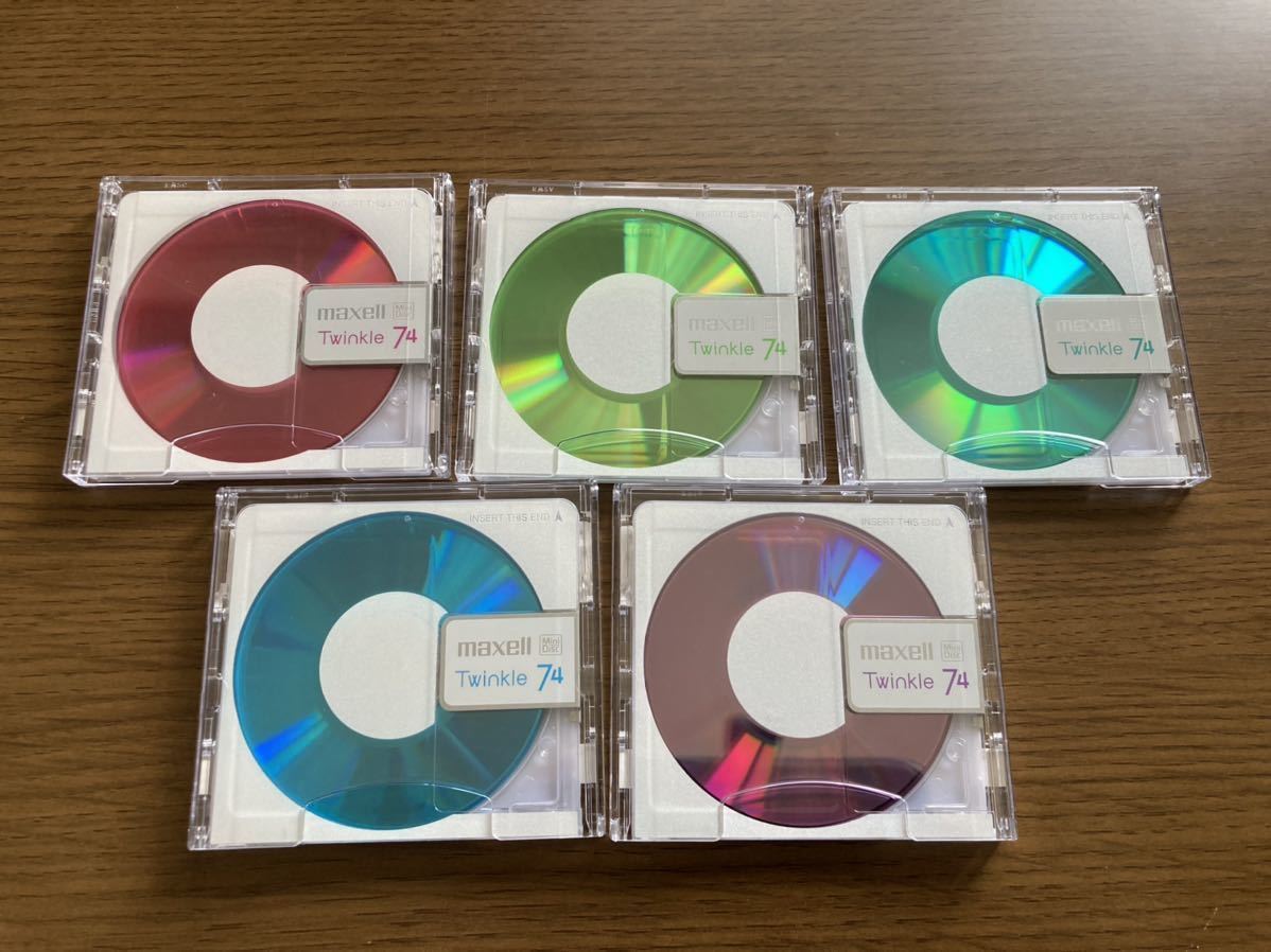 【未使用】MD ミニディスク maxell Twinkle-74 ×4 / GS-74 x2 6枚セット 未開封！の落札情報詳細 - ヤフオク ...