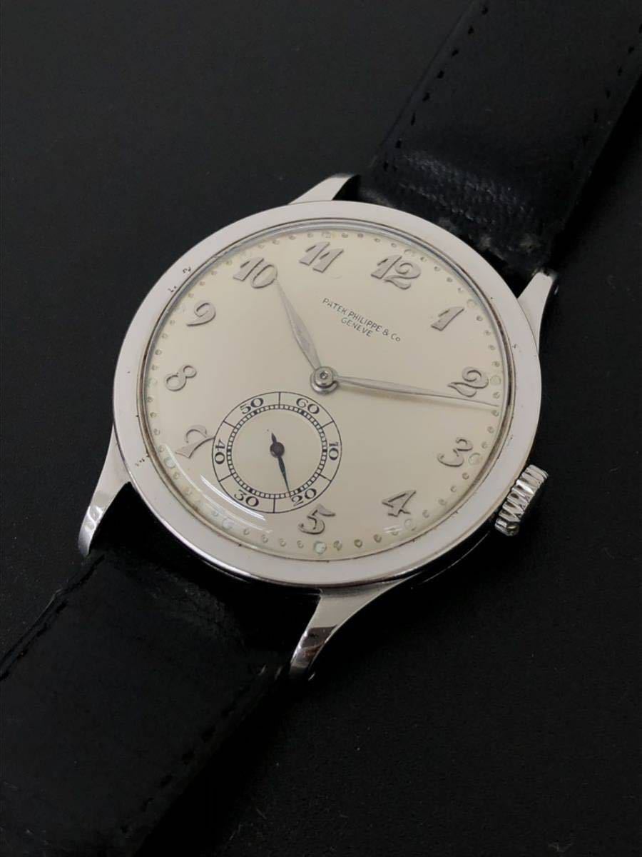 【傷や汚れあり】【希少品】パテックフィリップ PATEK PHILIPPE カラトラバ Ref.570 スチール ブレゲ数字 1942年製の落札情報詳細 - Yahoo!オークション落札価格 ...