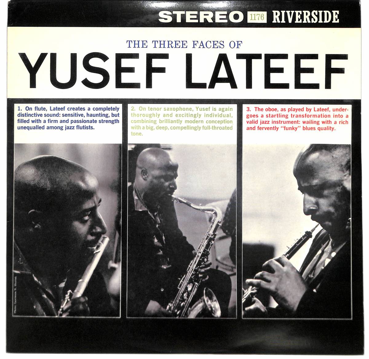 【やや傷や汚れあり】d6221/LP/米/Yusef Lateef/The Three Faces of Yusef Lateefの落札情報 ...