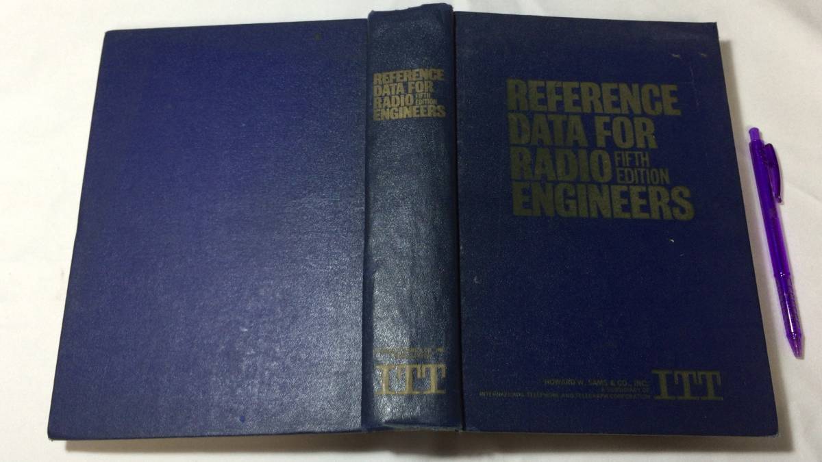 【傷や汚れあり】B【電気工学洋書9】『Reference Data For Radio Engineers 5th Edition』 無線技師のための参照データ 1968年 検)ラジオ工学受信 ...