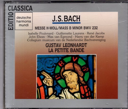 【目立った傷や汚れなし】J・S・バッハ：ミサ曲ロ短調(全曲) レオンハルト＆ラ・プティット・バンド (2CD)の落札情報詳細 - Yahoo!オークション落札価格検索 オークフリー