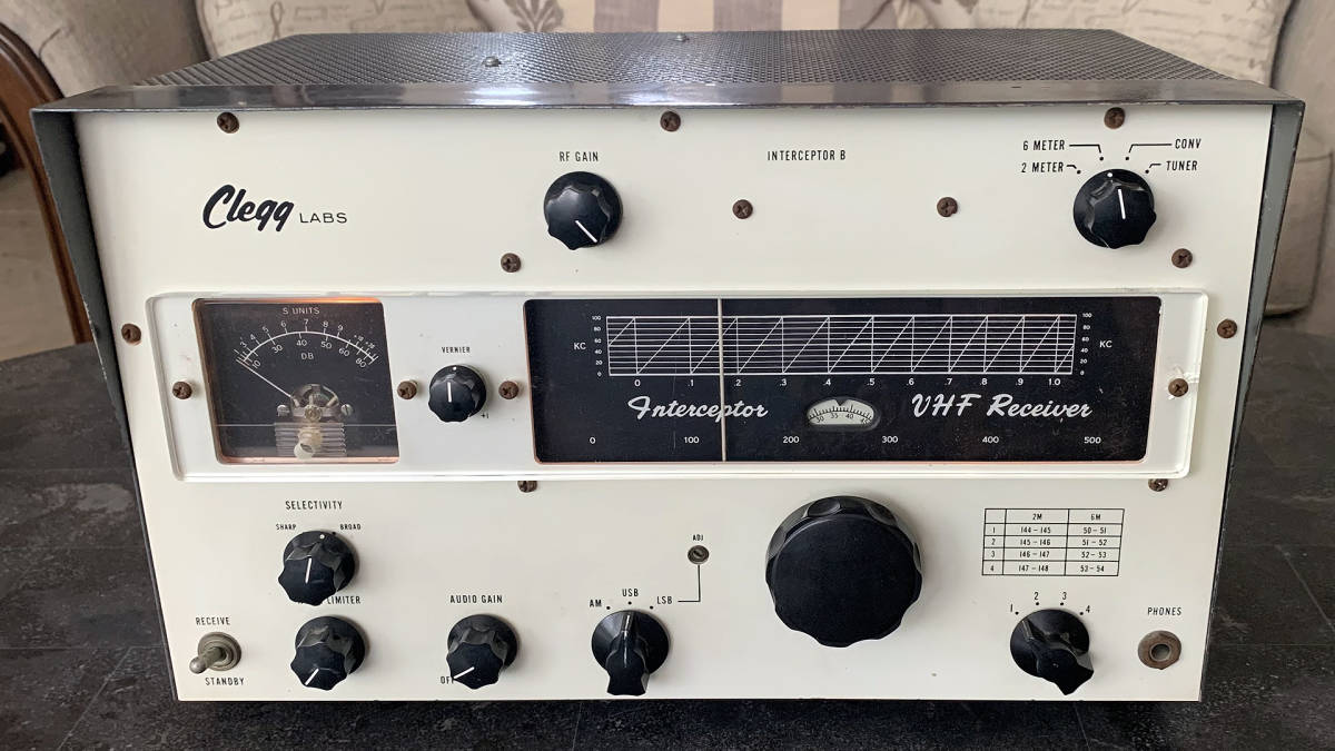 【全体的に状態が悪い】【CLEGG】希少 クレッグ INTERCEPTOR B 6/2m AM/CW/SSB VHF RECEIVER 不動品 ...